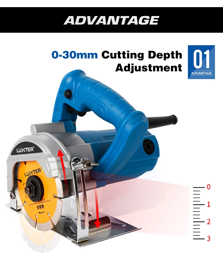 Marble Cutter 1480w With Cutting Adjustable Depth And 110mm Blade ...