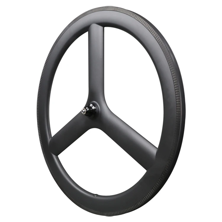 3spoke Bicycle Wheel - Lightweight Carbon for Road Racing