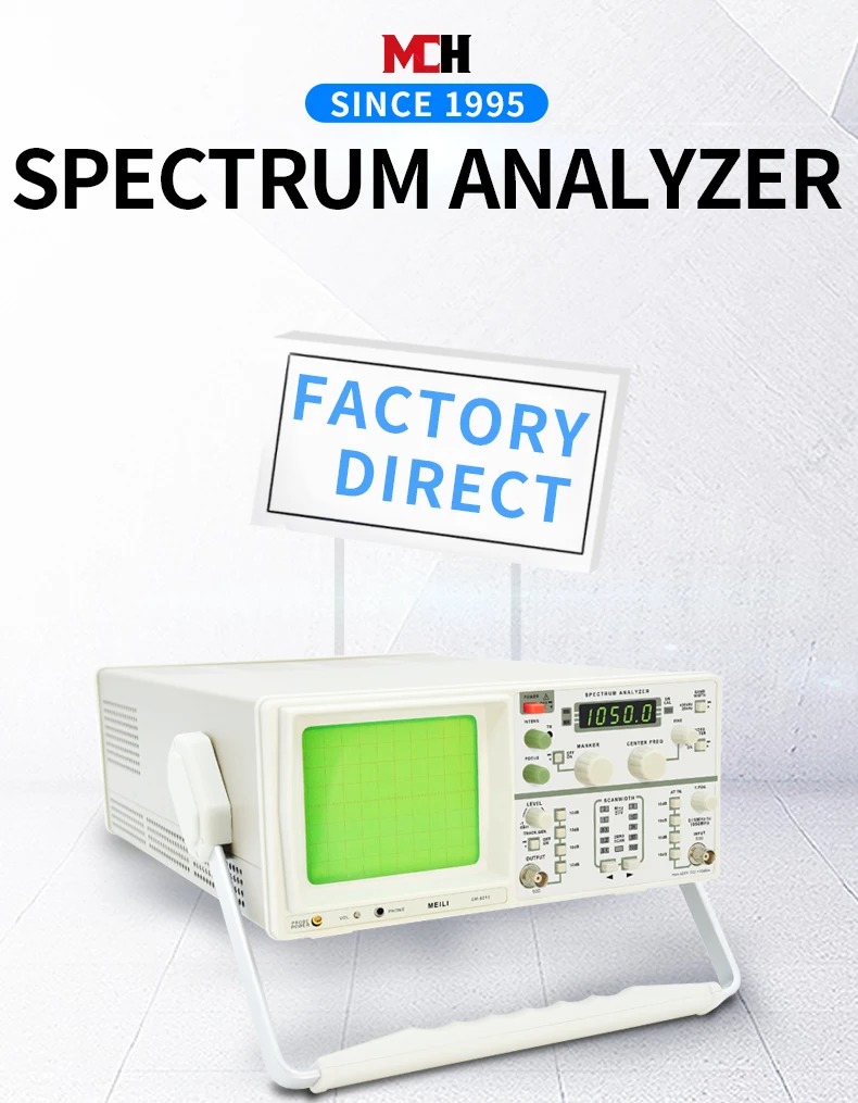1ghz Analogue Spectrum Analyzer - SM-5010 for Lab Use