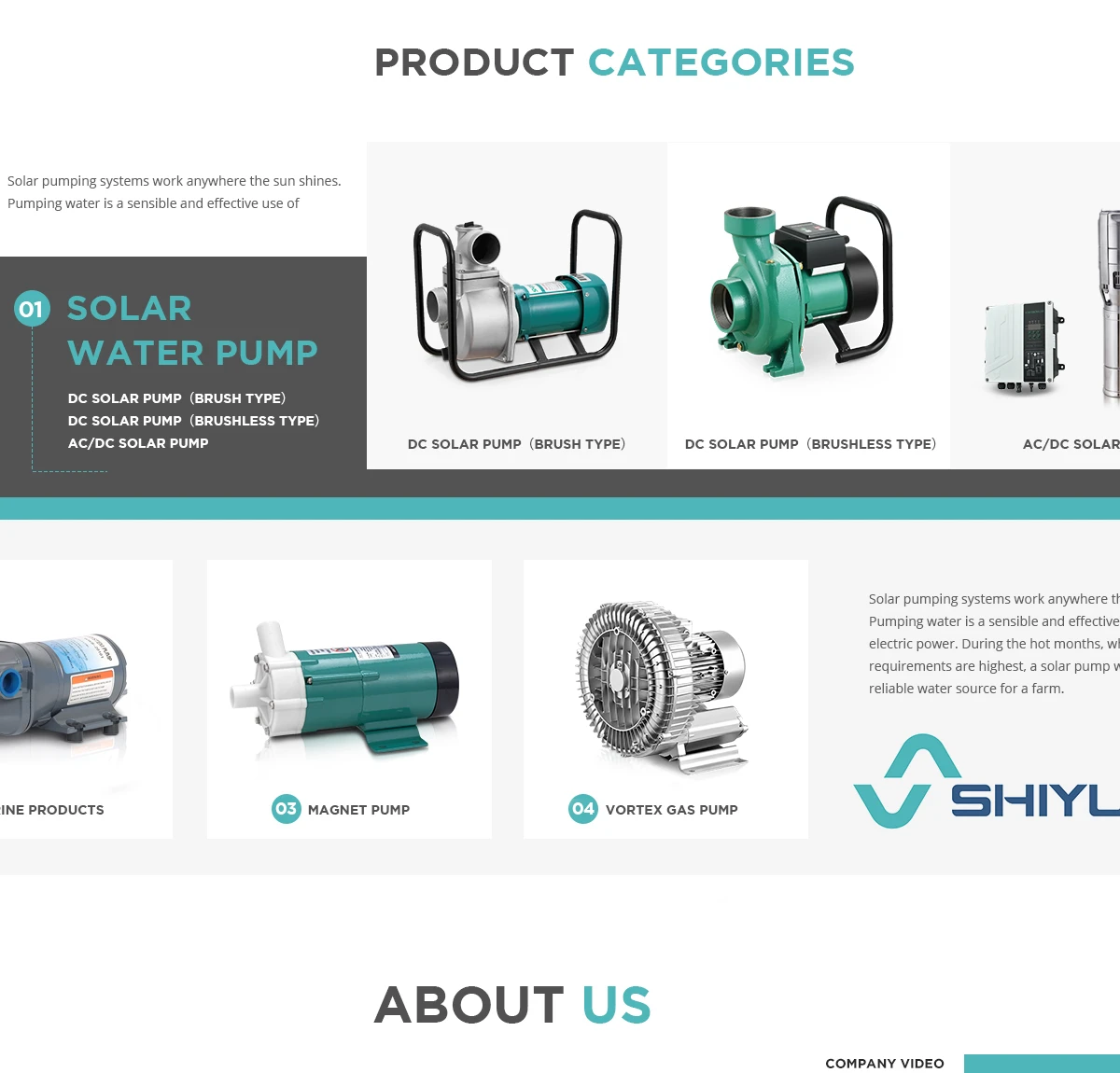 Zhejiang Shiyuan Technology Co., Ltd. - Solar Water Pump, Marine Pump