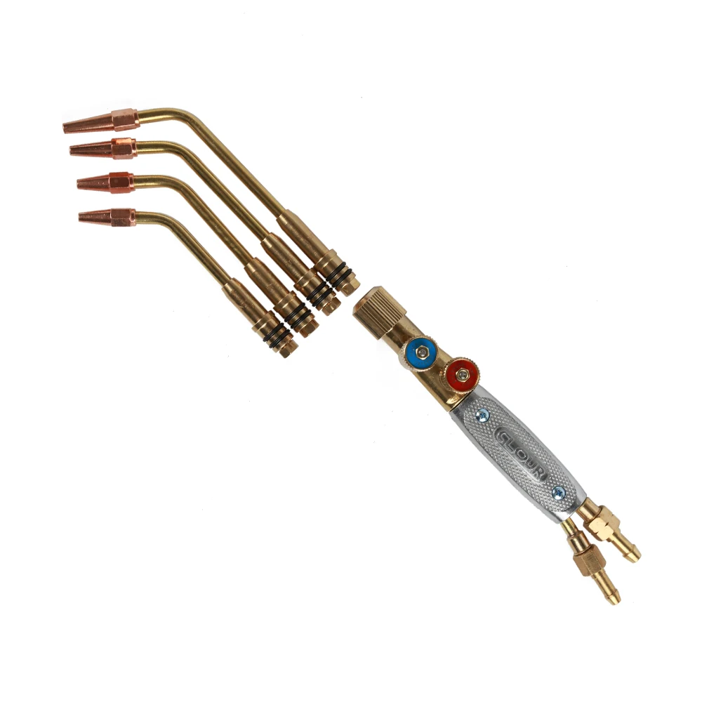 GLOUR Type Welding Torch with 4 Tips - Industrial Cutting