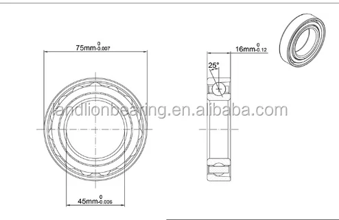 GMN Spindle Ball Bearings - High Speed Angular Contact