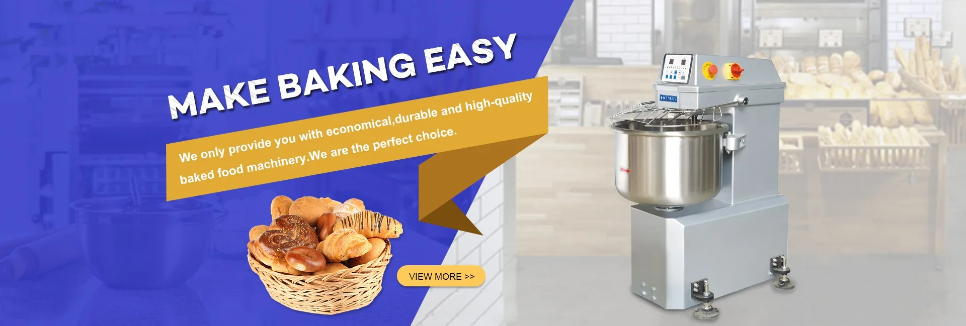 Wuxi Homat Bakery Equipment Co., Ltd. - Deck Oven Series, Spiral Mixer ...