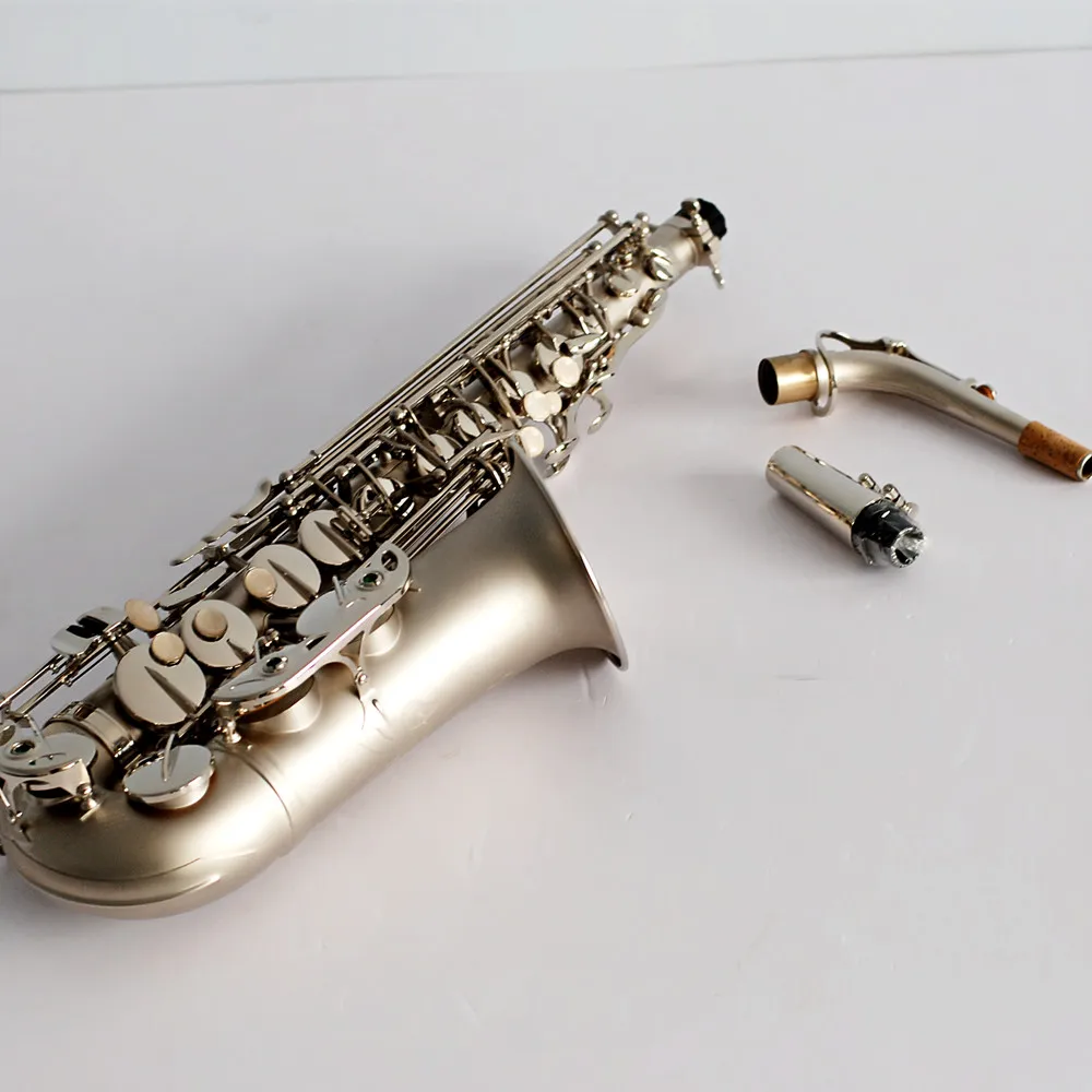 Full Nickel Plated Eb Key Alto Saxophone Made In China - Buy Saxophone ...