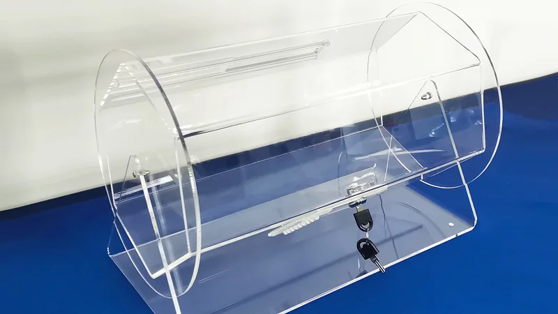 Clear Acrylic Lucky Draw Box Lottery Draw Display Box,Acrylic Raffle ...