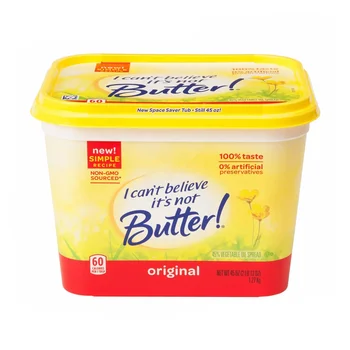 45oz Disposable Butter Packing Round Pp Container Large Plastic Box ...
