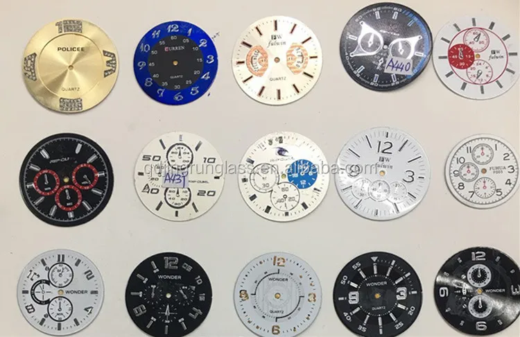 Customized Watch Dial - JR Watch Parts - Low Grade Printing