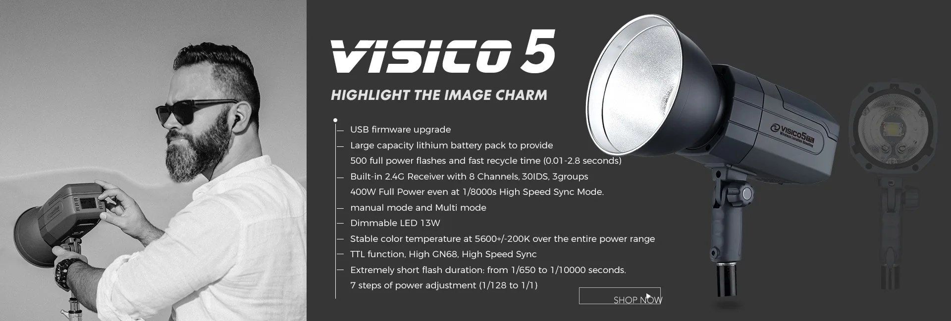 China Vistar Electronic Science & Technology Co., Ltd. - Photographic Equipment, Studio Flash