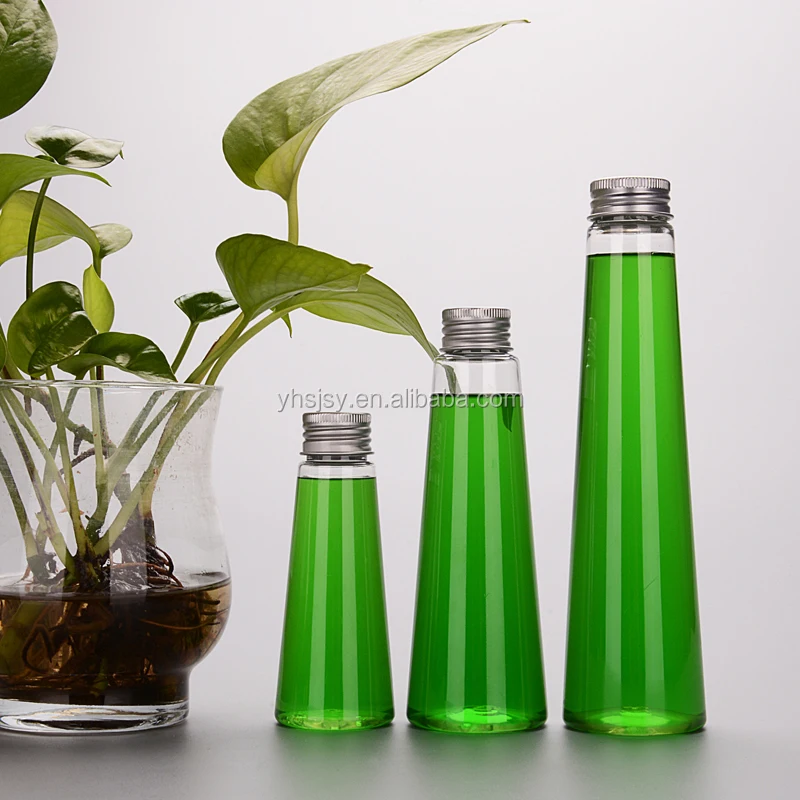 200ml PET Cone Shaped Bottle - Ideal for Juice & Cosmetics