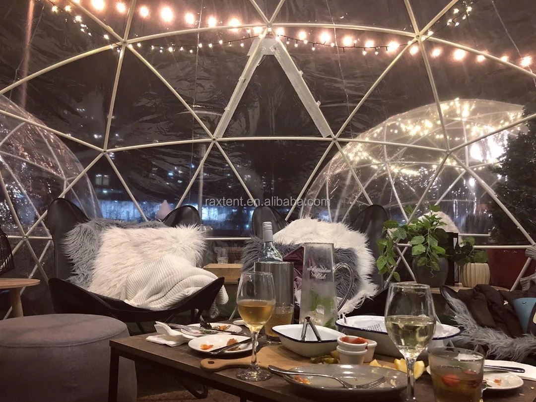 Fiberglass Igloo - Transparent Dome Tent for Winter Glamping
