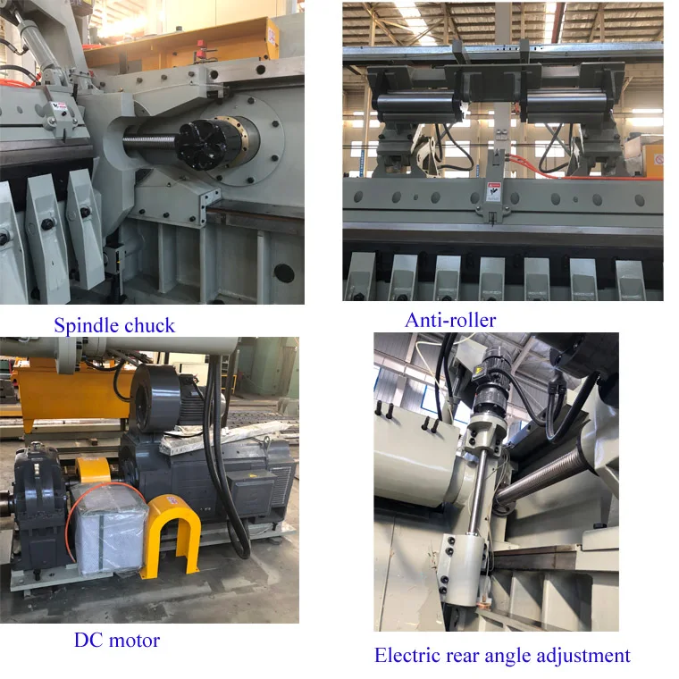 Hydraulic Spindle Face Veneer Peeling Machine/veneer Peeling Lathe ...