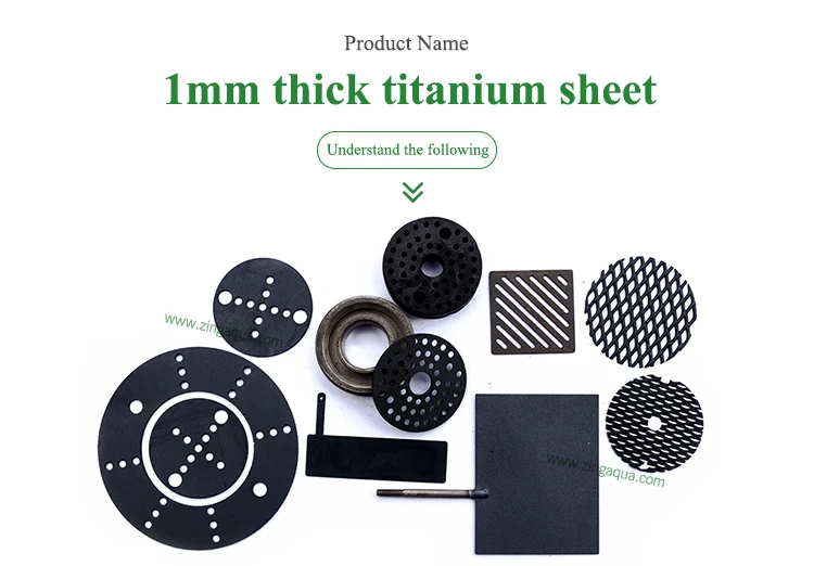 1mm Thick Titanium Sheet Electrodes For Reversing The Positive And ...