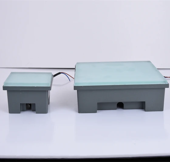 24V Outdoor LED Brick Lights with 12mm Tempered Glass Cover IP67 Paving ...