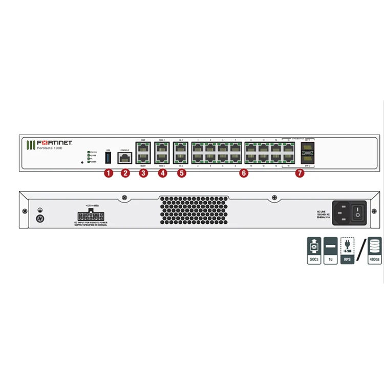 2021 Fortinet Fortigate Firewall Network Vpn Security Appliance New ...
