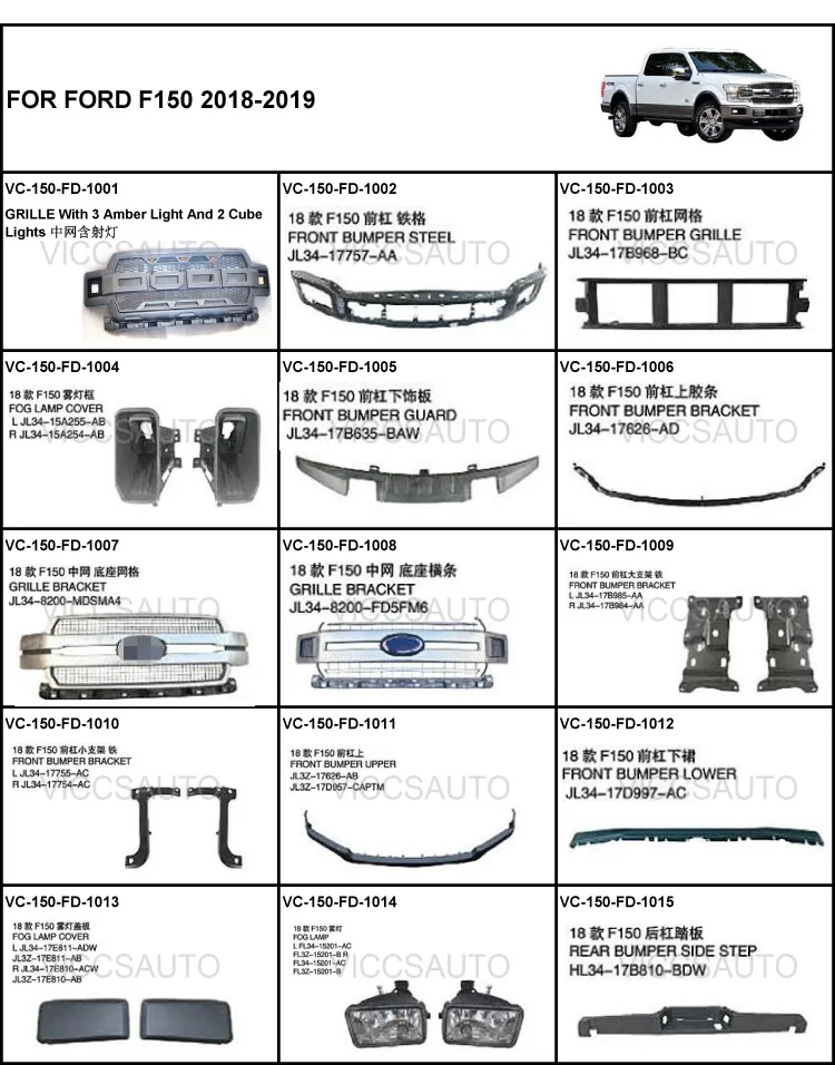 Oem Jl3z-17626-ab Jl3z-17d957-captm For Ford F150 2018-2019 Auto Car ...