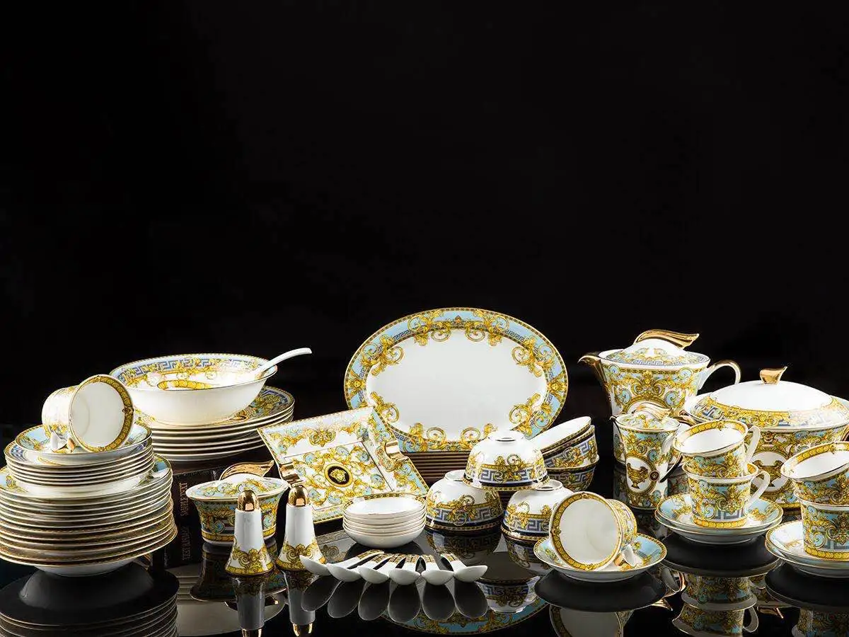 Bone China Dinner Ware Hand Made Dinner Set For 6 Person Bone China ...