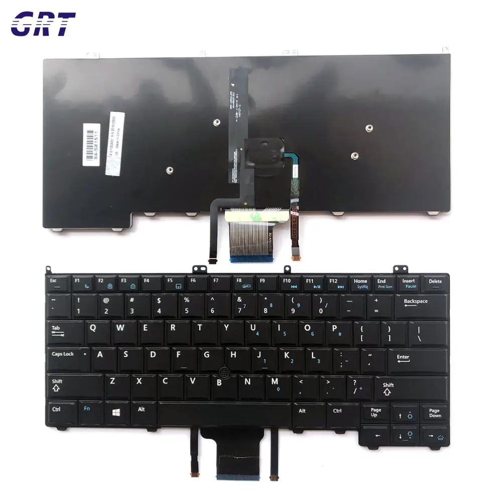 Sunrex Laptop Keyboard For Dell E6400 E6410 E6500 M2400 M4500 Pp27l ...