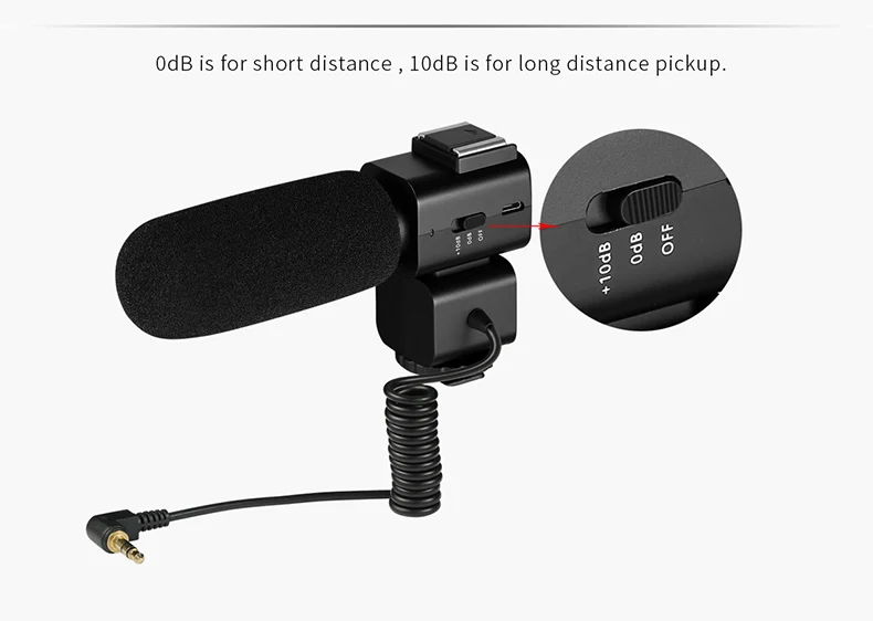 Microphone For Dslr Camera Camcorder Smartphone Ordro External Dslr ...