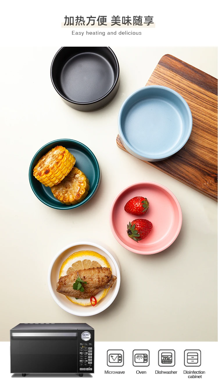 Mini Round Stackable Restaurant Hotel Ceramic Porcelain 3.5 Inch Deep ...