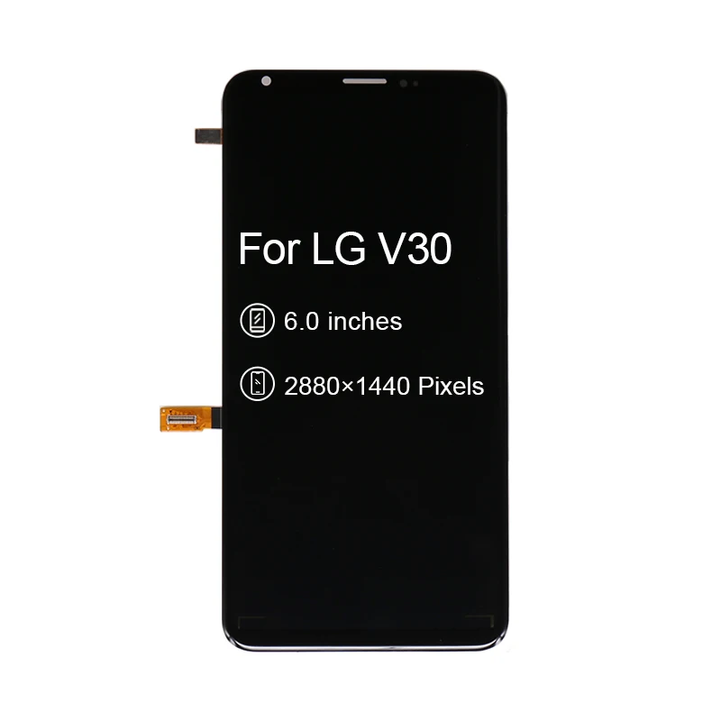 6.0" Full Lcd Display For Lg V30 Lcd Touch Screen Digitizer For Lg V30 ...