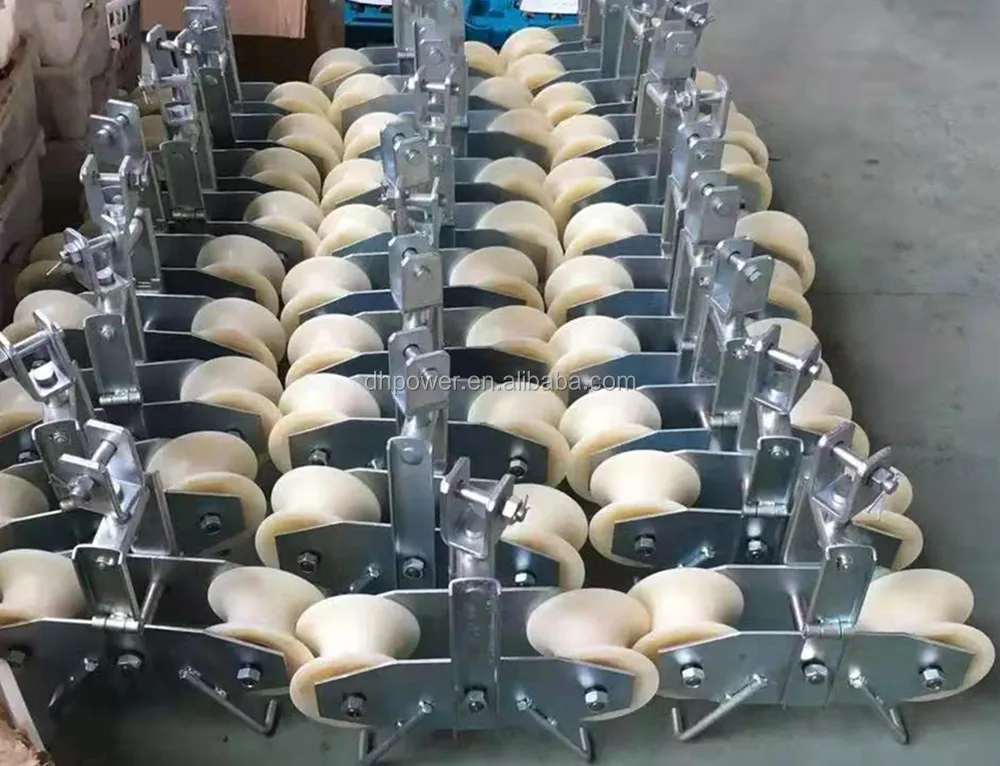 Large Diameter Nylon Roller Stringing Sheave Block Pulley Wheel For ...