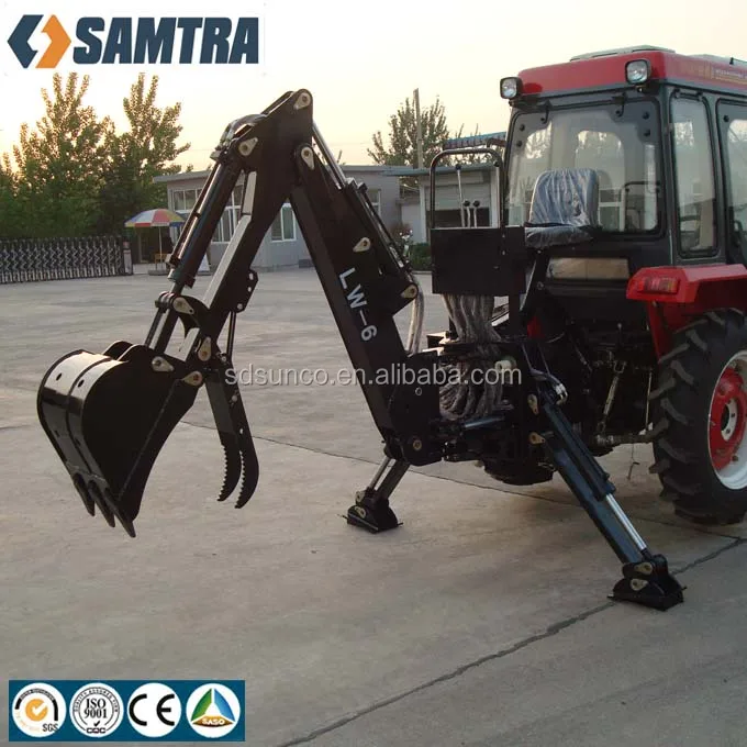Rear Backhoe Digger Attachment for Tractors - High Quality