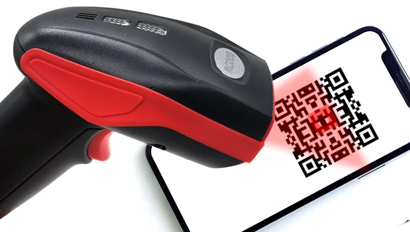 Automatic Wired Qr Code Scanner Sensing Scanning Qr Bar Code Reader 2d ...