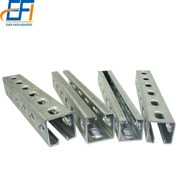 Unistrut P1000 Stainless Steel Cable Channel C-type Rail Steel Slotted ...