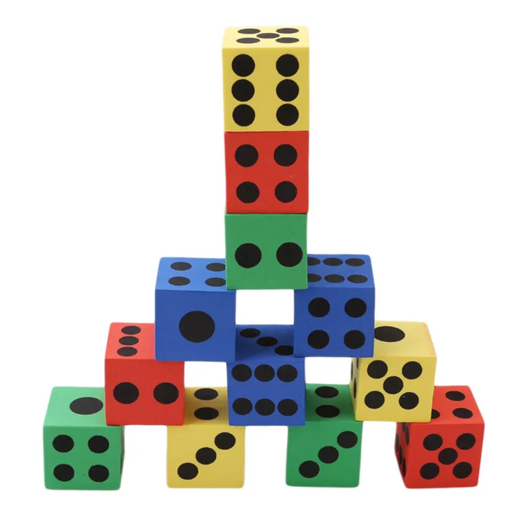 Custom Colour Design Soft Eva Foam Cube Dice For Kids - Buy Foam Cube ...
