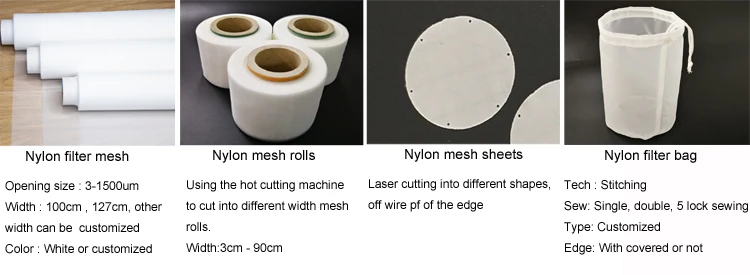 High Grade 200 Micron 250 Micron Nylon Filter Mesh For Sieving - Buy ...