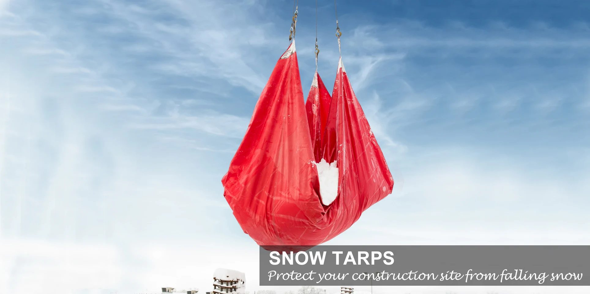 PVC Snow Tarps - Durable, Waterproof & Windproof Solutions