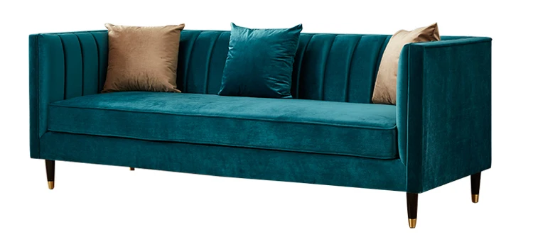 Simple French Seat Spring Bag Comfortable Sitting 3 Seater Sofa - Buy 3 ...