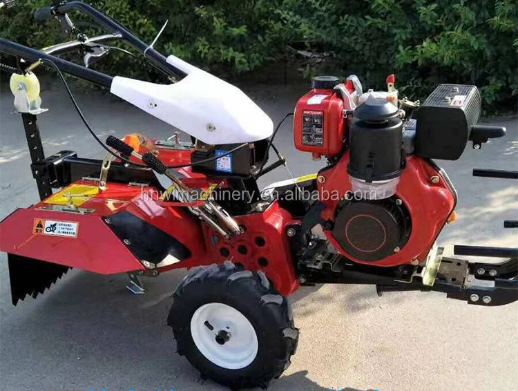 Compact Tractor Manual Mini Power Weeder Small Farm Machine Used ...