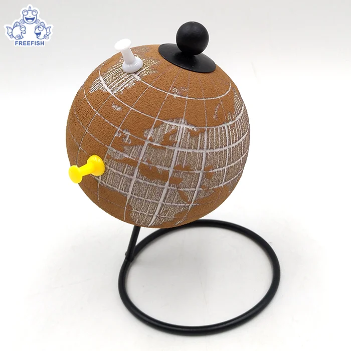 Cork Wood Tellurion Globe Marble Maps Globes Home Office Decoration ...