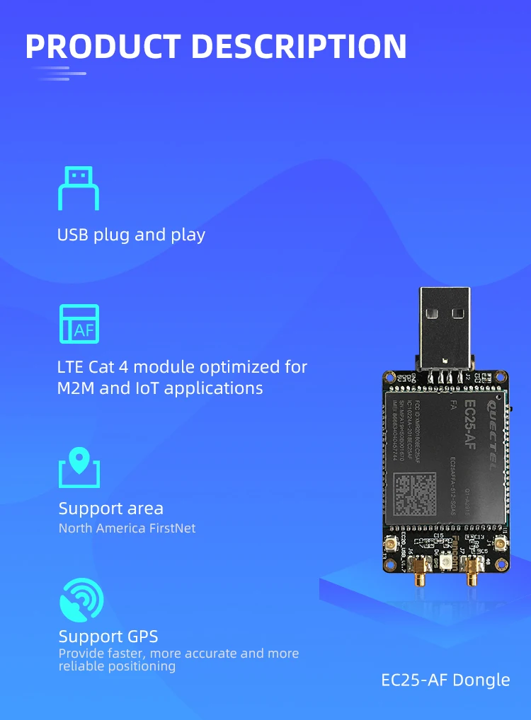 3g 4g Unlock Modem Ec25-af Lte Module Usb Dongle 150mbps Cat4 With Sim ...