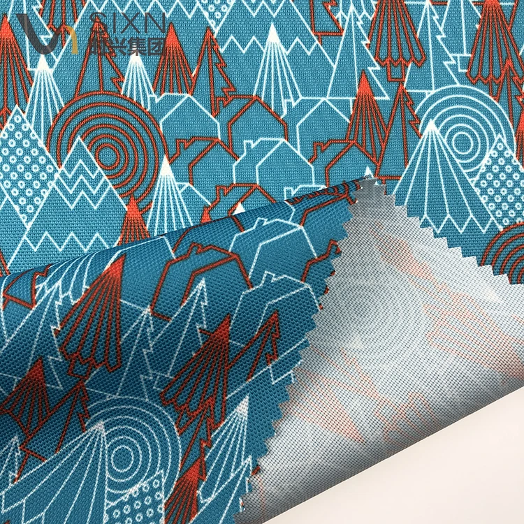 600d Polyester Dty Oxford Wr Pu Coating Wp 450mm Digital Print Fabric ...