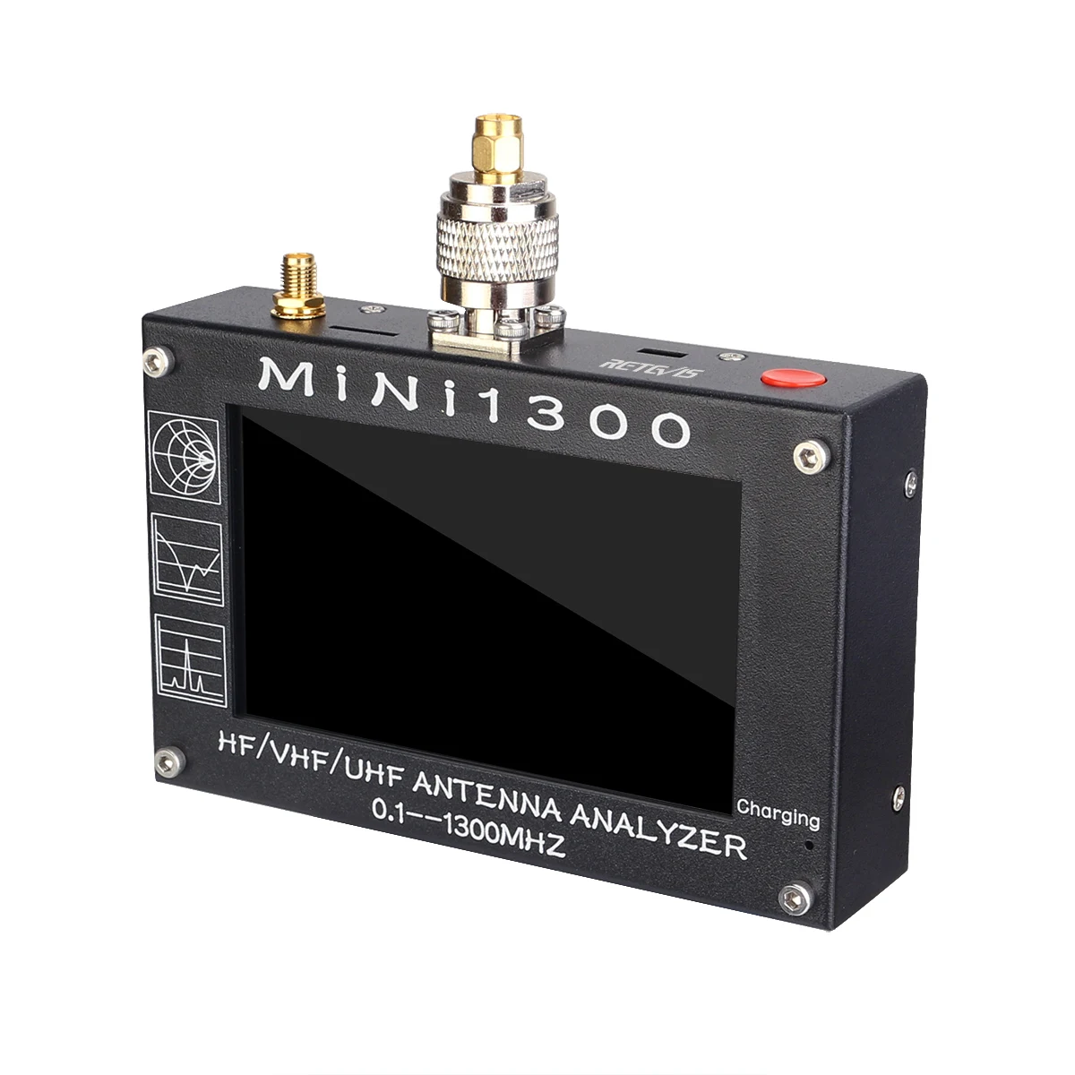 Retevis Mini 1300 Antenna Test Analyzer Hf/vhf/uhf 0.1-1300mhz Swr Mit ...