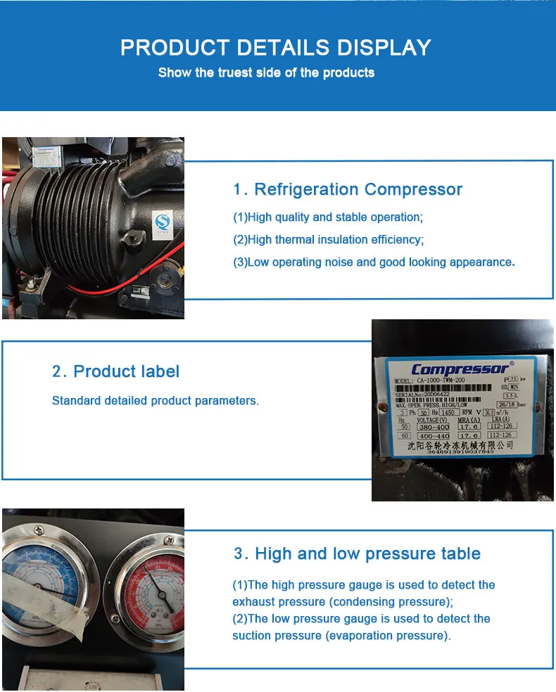 3HP Copeland Compressor Condensing Unit for Cold Storage - 1 Year ...
