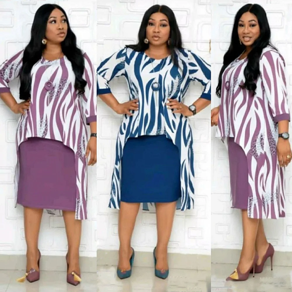 2020 Turkey Office Lady Dresses Suits Plus Size Woman Formal Dresses ...