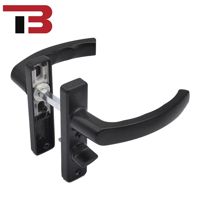 Sphk-e Factory Outlet Door Handle Aluminum Alloy Door Handle Black Upvc ...