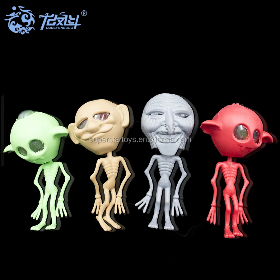 Squeeze Fidget Toy Aliens - Stress Relief & Eco-friendly