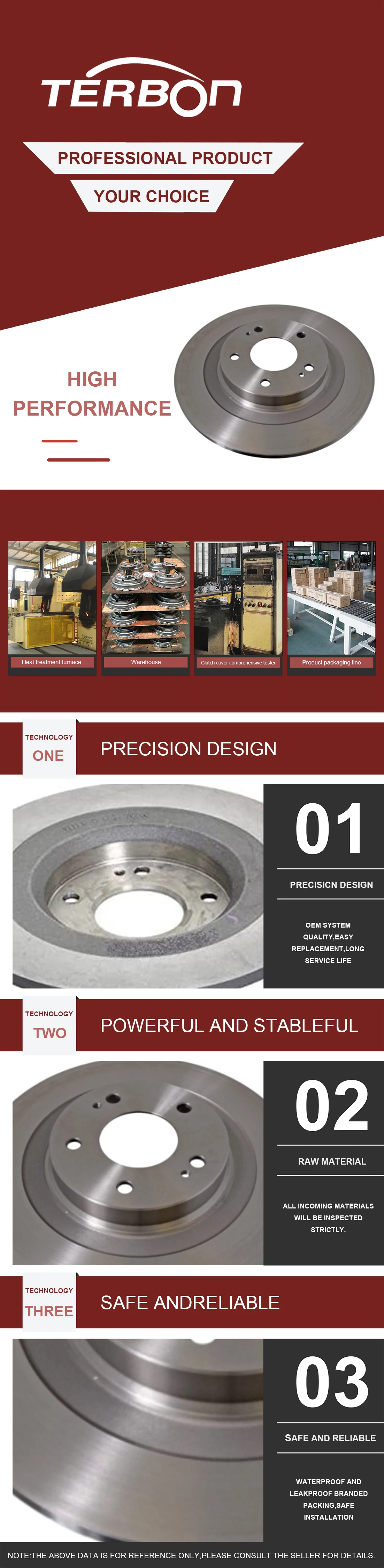 Oem No 4615a125 Genuine Disk Brake Semi-metallic Front Alxe Brake Disc ...