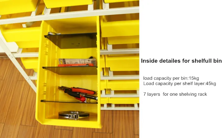 Light Duty Warehouse Spare Parts Display Shelving Rack