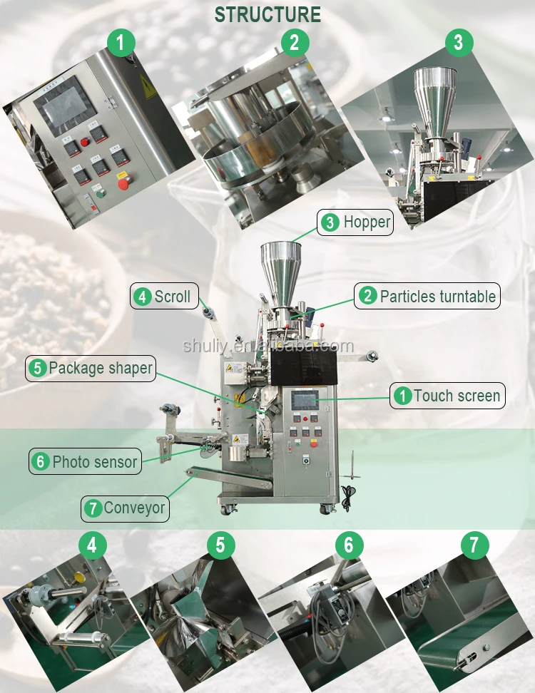 Double Tea Envelope Small Sachet Bag Packing Machine With String And ...