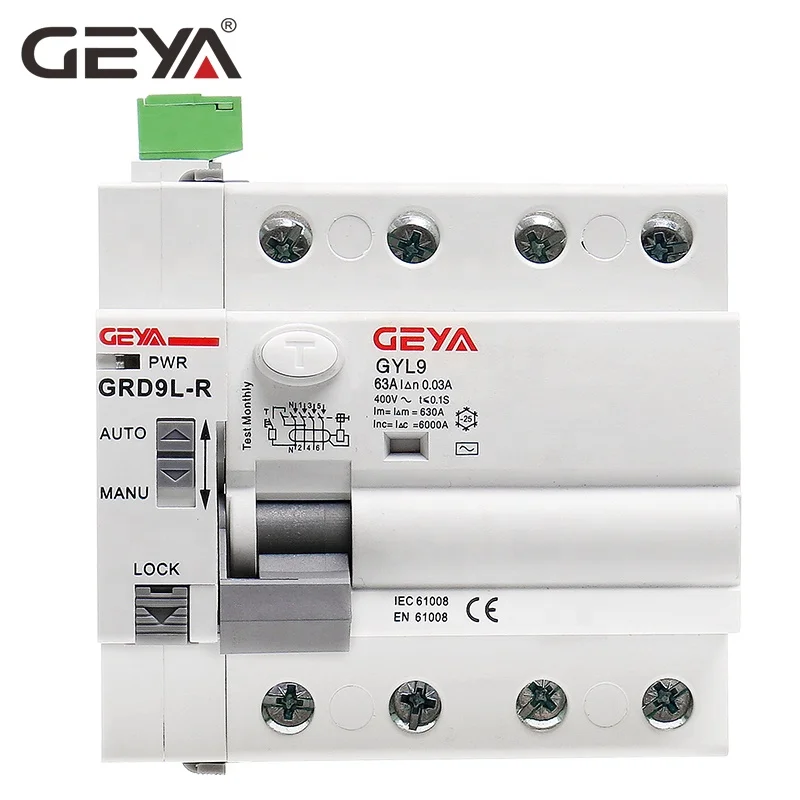 Disjuntor Geya 3 Poles Rccb,Com Função De Recarga Automática Remota ...