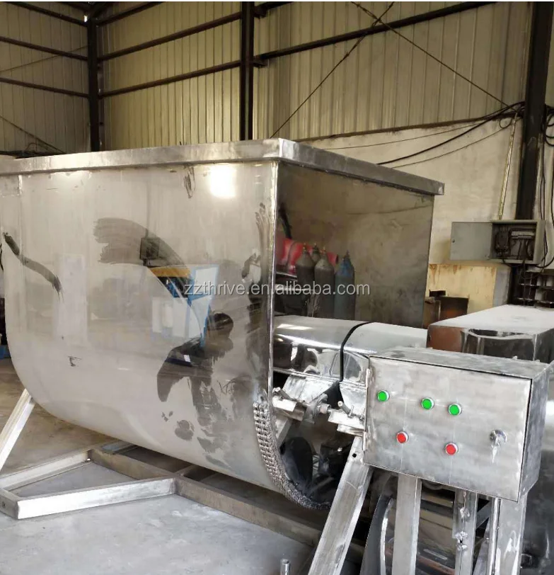 Horizontal Screw Powder Agitator Paddle Horizontal Ribbon Mixer/liquid ...