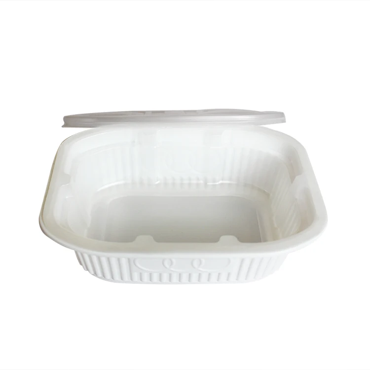 Plastic Food Container Self-heating Hot Pot Box Disposable Bento Lunch ...