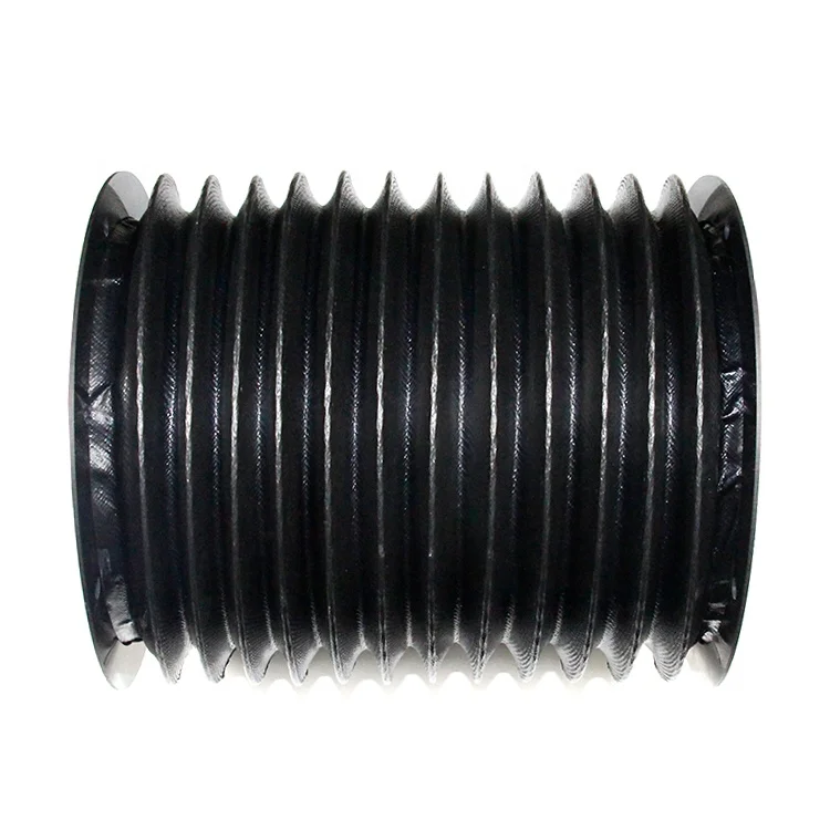 Factory Manufactures Ball Screw Rubber Round Bellows Cover With Screw ...