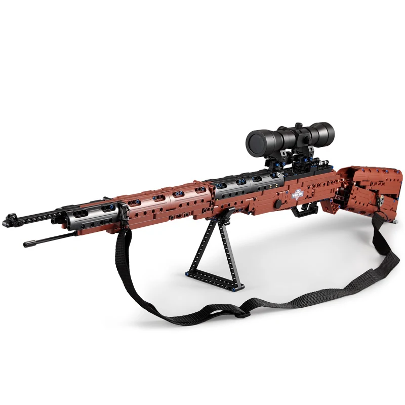 Actually Shootable Soft Bullet Building Block Mauser Rifle Gun Model ...