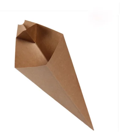 Factory Price Customized Triangle Cone Fried French Fries And Chicken ...